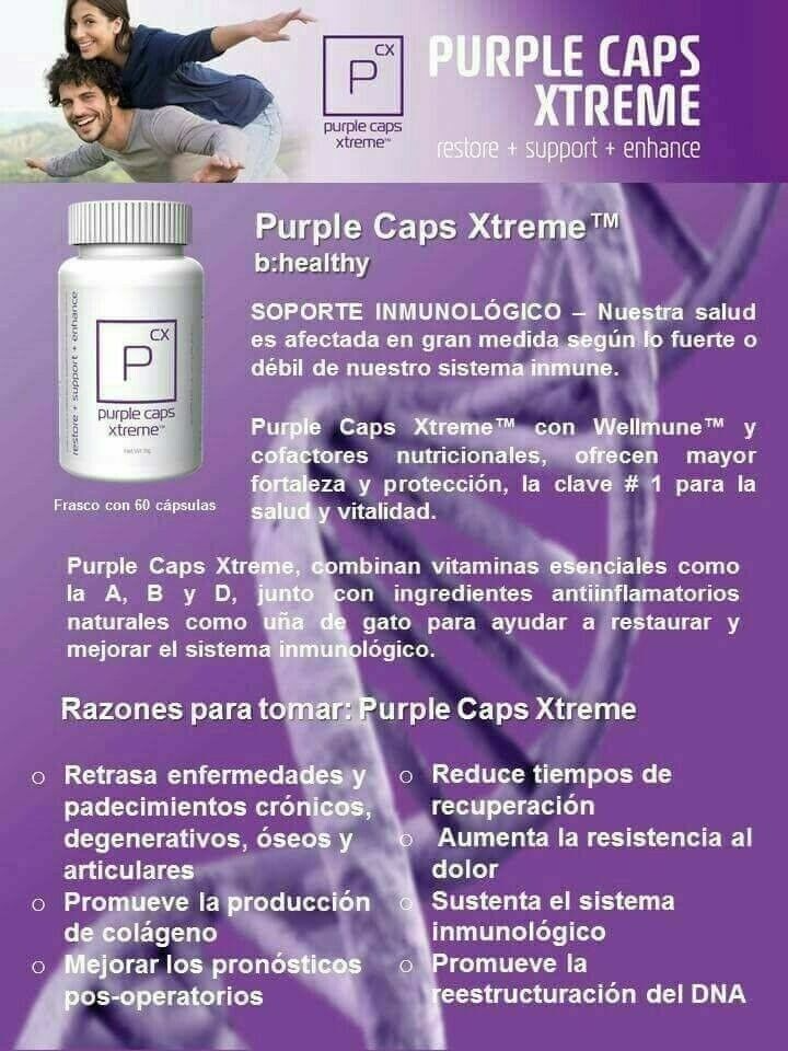 BHIP Purple Caps Xtreme with Wellmune Capsules Immune Booster Support ...