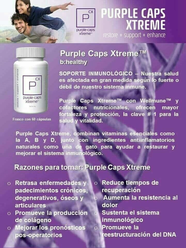 BHIP Purple Caps Xtreme with Wellmune Capsules Immune Booster Support ...