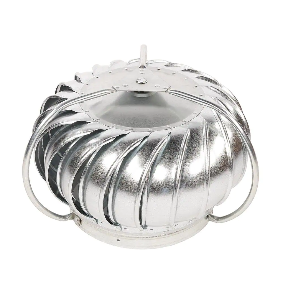 12" Wind Turbine Replacement Head Attic Exhaust Vent Roof Rotary ...