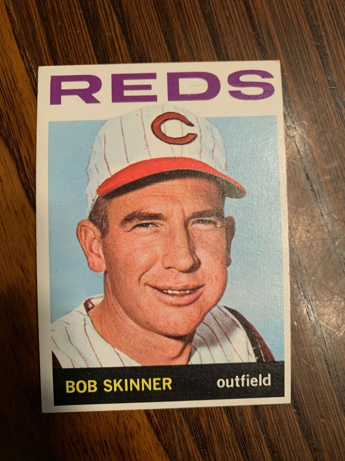 1964 TOPPS #377 BOB SKINNER CINCINNATI REDS BASEBALL CARD NM | eBay