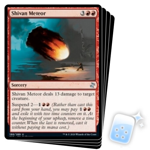 SHIVAN METEOR X4 Time Spiral Remastered Magic MTG MINT CARD | eBay