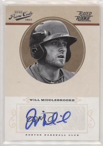 2012 Playoff Prime Cuts Signature /149 Will Middlebrooks #99 Rookie ...