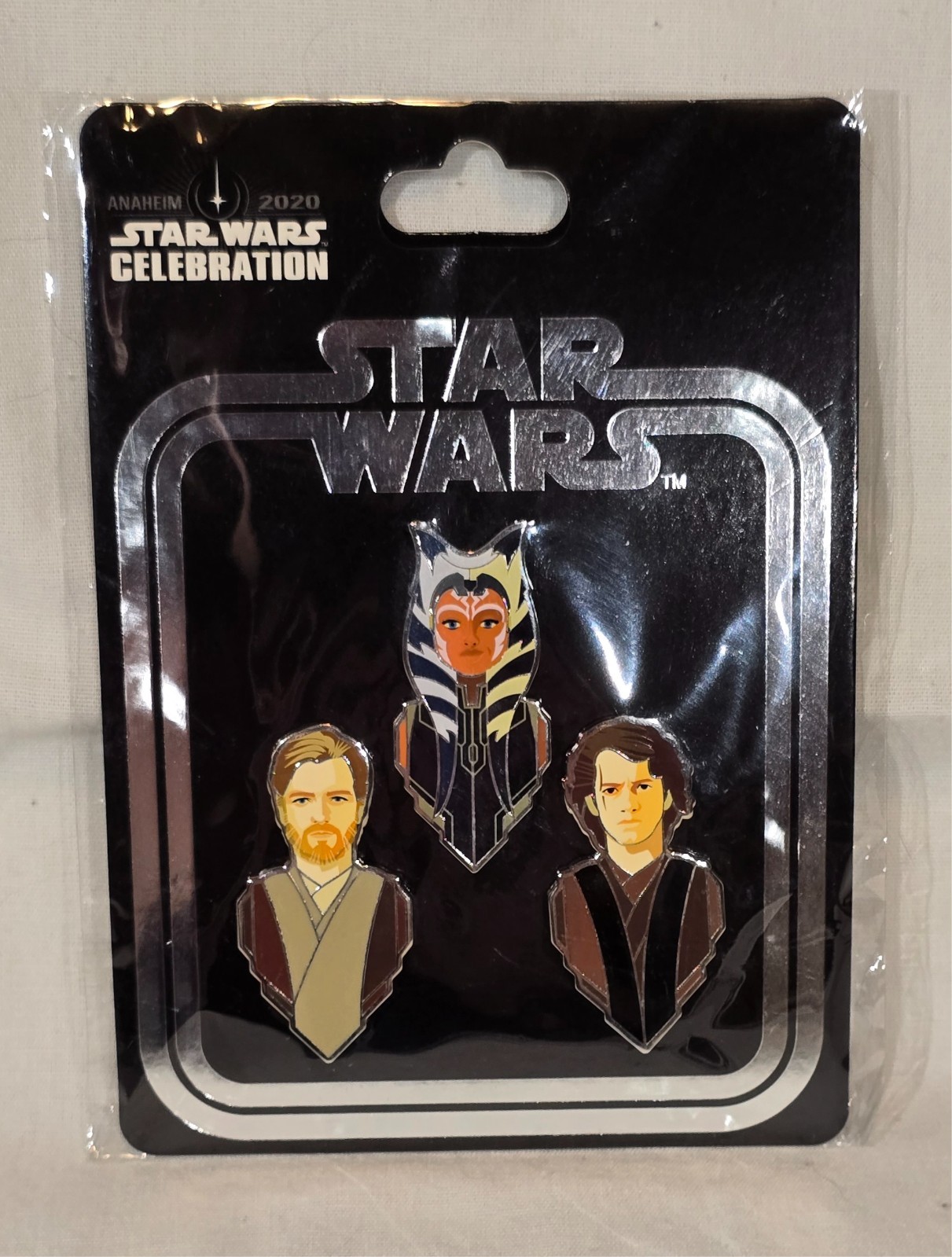 Star Wars Celebration 3 Pin Set (2020 Anaheim) W/ Ahsoka, Anakin, and ...