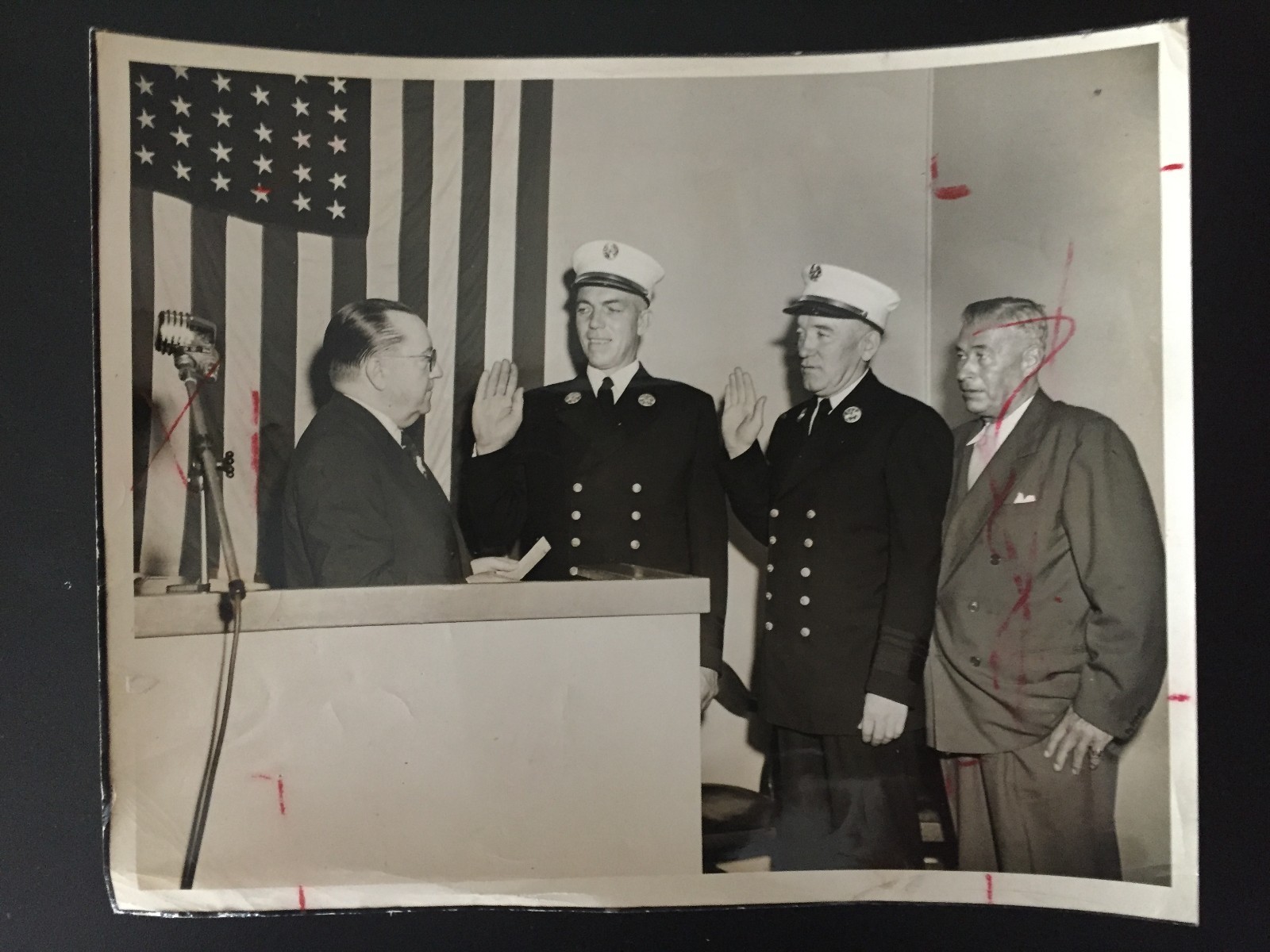 VINTAGE FIREMAN FDNY: News Photo of Fire Commissioner Frank Quayle News ...