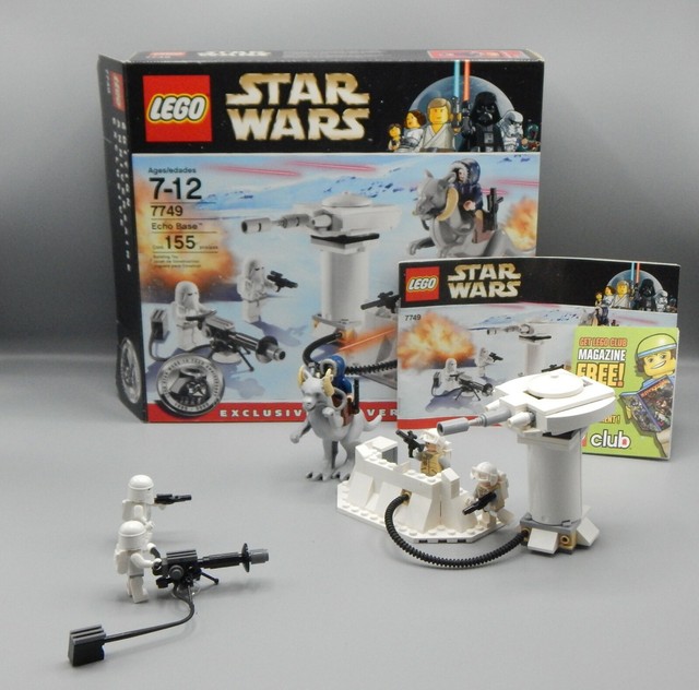 2009 LEGO 7749 STAR WARS Echo Base COMPLETE w / Box EMPIRE STRIKES BACK ...