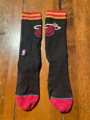 Miami Heat Stance Black Socks *NEVER USED* *GREAT CONDITION* | eBay