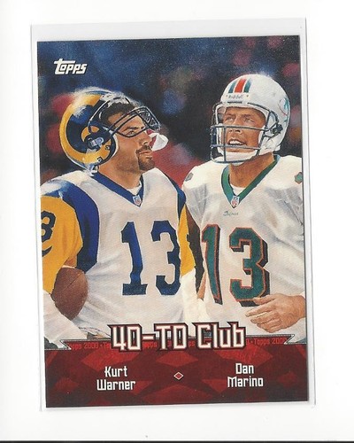 2000 Topps Combos #TC10 Kurt Warner/Dan Marino Dolphins Rams | eBay
