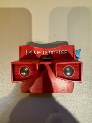 Vintage GAF View-Master Red Viewer Blue Lever - 70s Popeye Reel | eBay