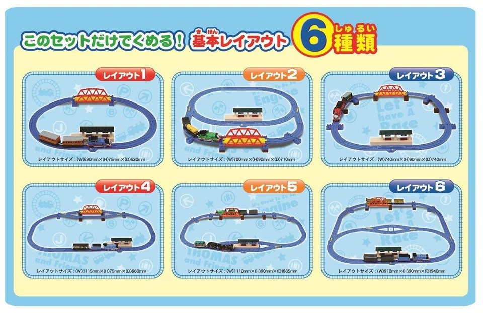 Takara Tommy Japan Plarail Thomas Beginner Basic Rail Set | eBay