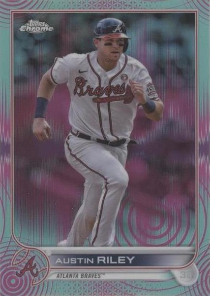 2022 Topps Chrome Sonic - Aqua & Pink Sonic Pulse Refractor #116 Austin ...