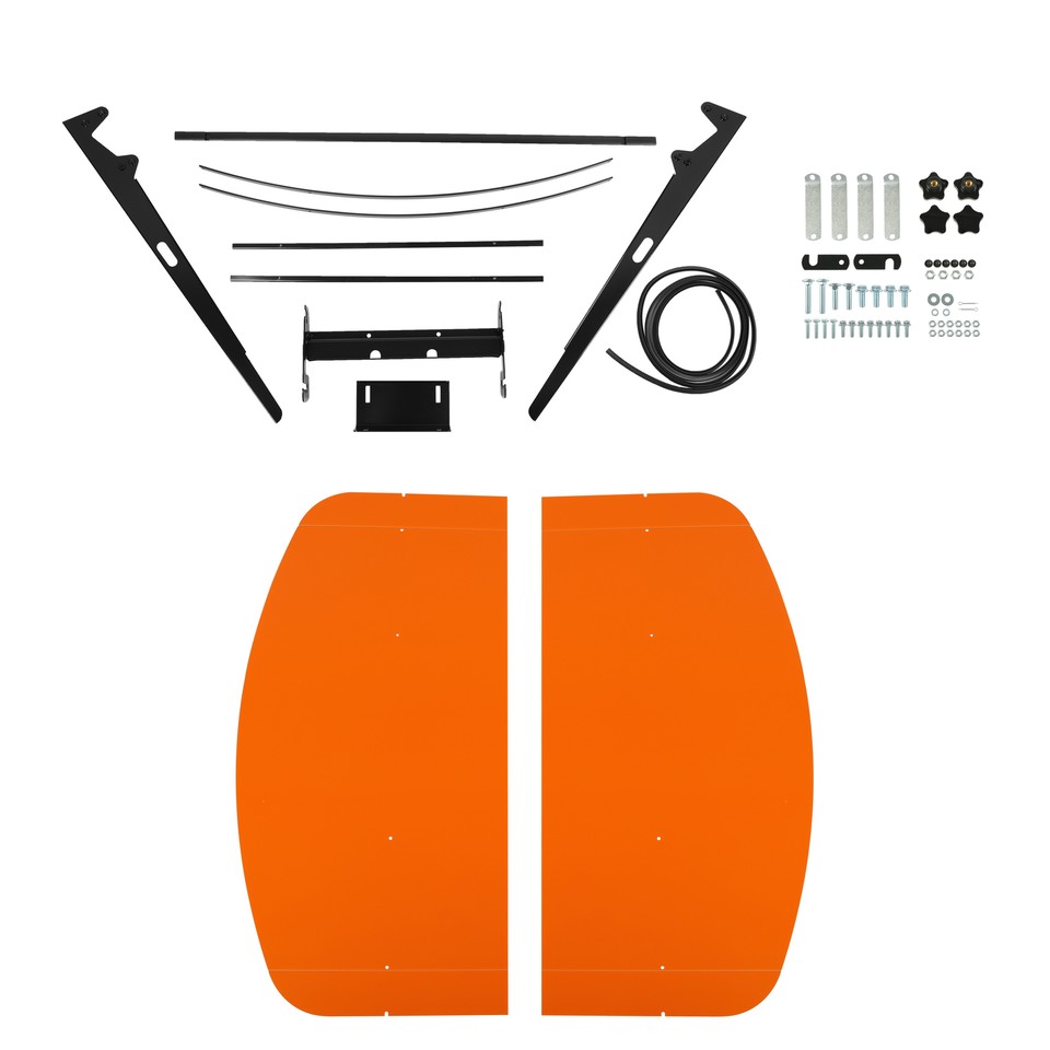 Sun Shield Tuff Top Tractor Canopy For ROPS 52" X 52" - Orange | eBay