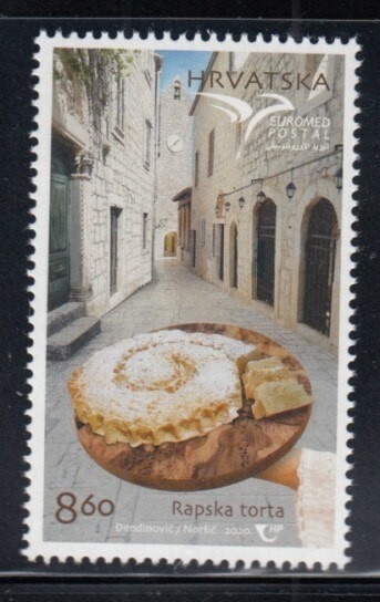 CROATIA Rab Cake EUROMED POSTAL MNH stamp | eBay
