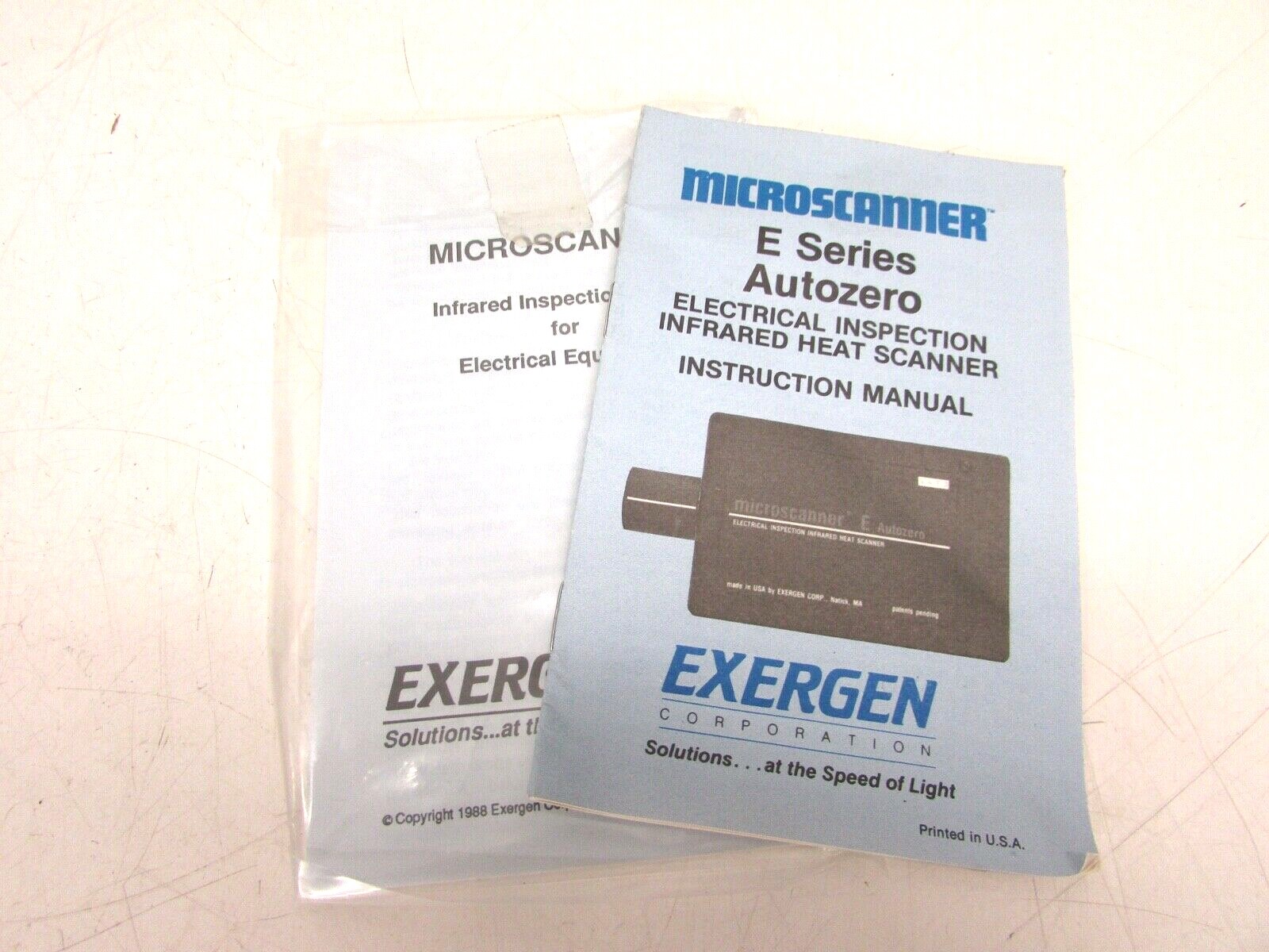 EXERGEN MICROSCANNER "E" AUTOZERO INFRARED HEAT SCANNER | eBay