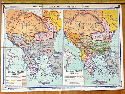 1900-Now - Map Of Balkan