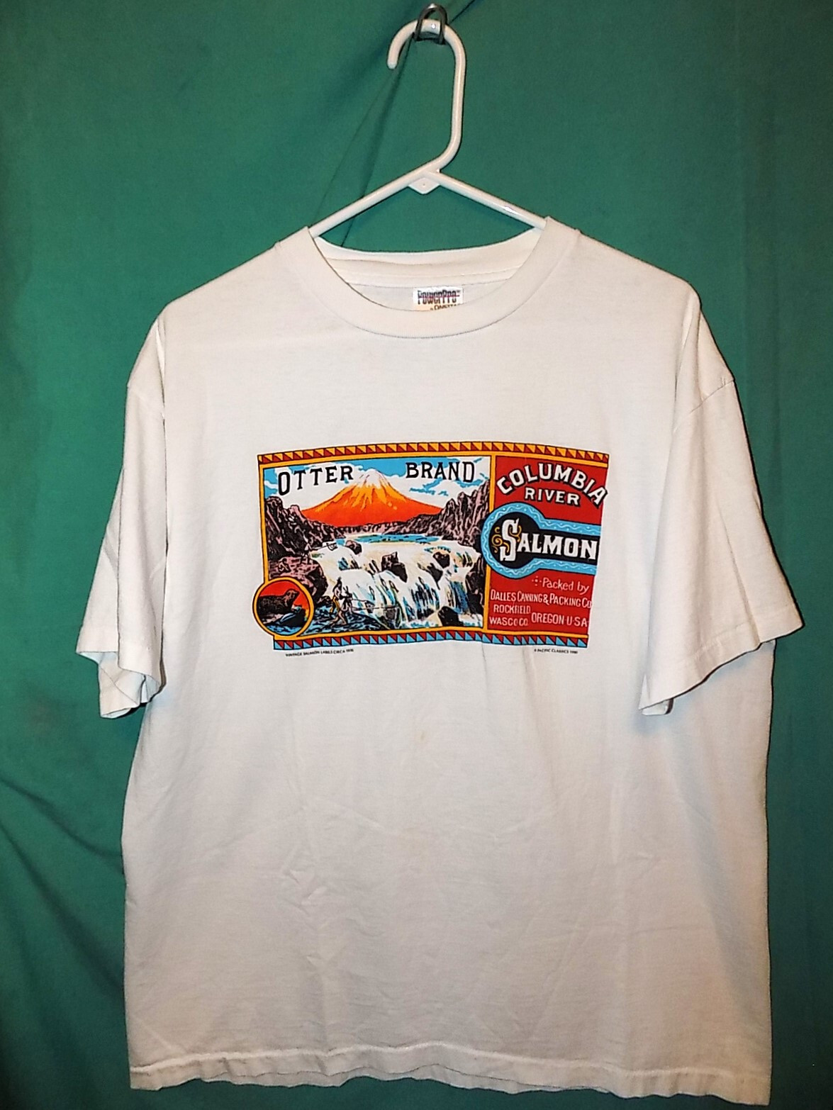 RARE! VINTAGE '90 OTTER BRAND COLUMBIA RIVER SALMON 1… - Gem
