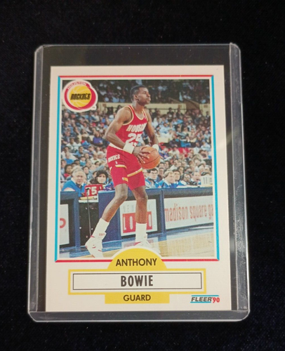 1990 Anthony Bowie Houston Rockets Card | eBay