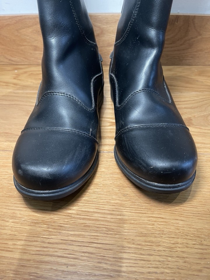 Shires Moretta Marcia Childs Long Synthetic Black Riding Boots Size 4 ...