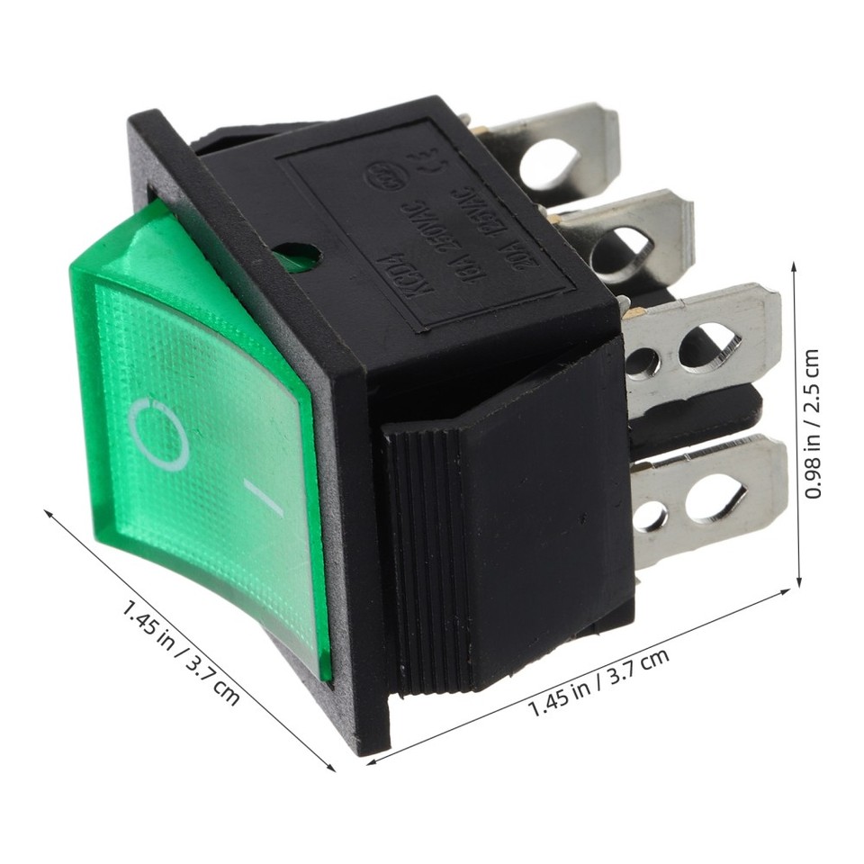 Toggle Switch 2 Position Rocker Toggle Switch On/ Light Switch ...