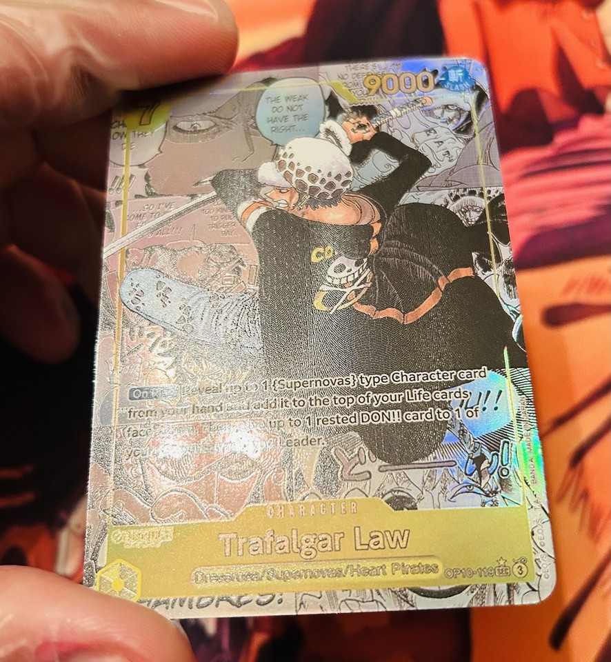 PROXY ENGLISH Manga Trafalgar Law OP10-119 | eBay