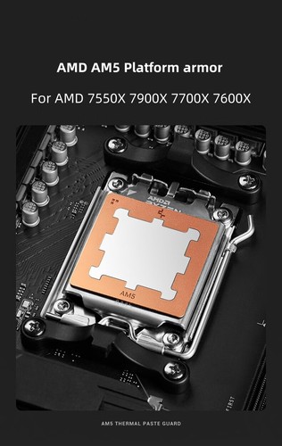 AM5 CPU Guard Metal Thermal Pad Cooling Paste CPU Protector For AMD ...