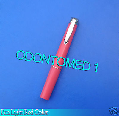 Red Professional Pen Light REUSABLE Diagnostic Penlight | eBay