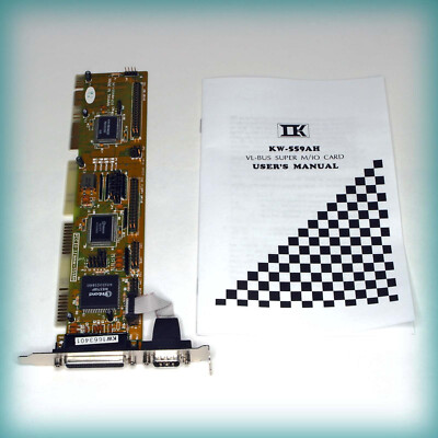 NEW — Promise 20230C VLB IDE-I/O HDD/FDD 1P/2S/1G Controller w/Manual ...