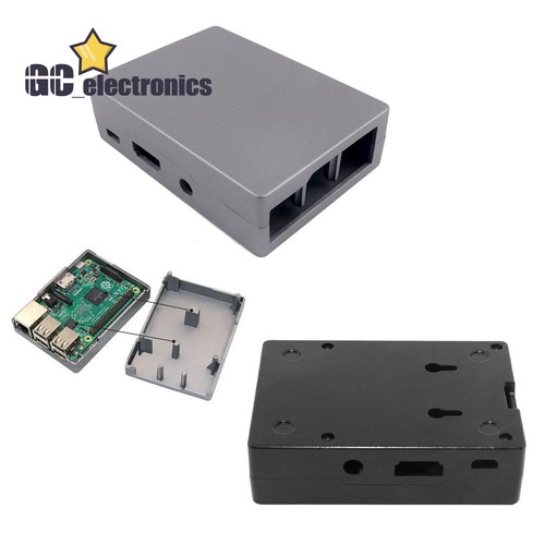 V3 Aluminum Alloy Metal RPi Shell Case Box for Raspberry Pi 3 2 Model B ...