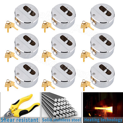 12/5/10x Shackleless Padlock Heavy Van Door Lock 73MM Garage Concealed ...