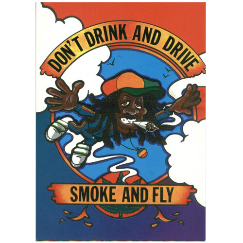 Carte Postale - Drug - Smoke And Fly - Size 10x15cm | eBay