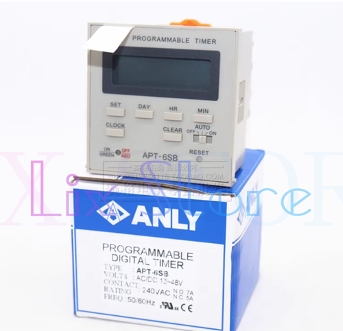 QTY:1 NEW Programmable Timer Relay APT-6SB AC/DC100-240AC/DC12-24 | eBay