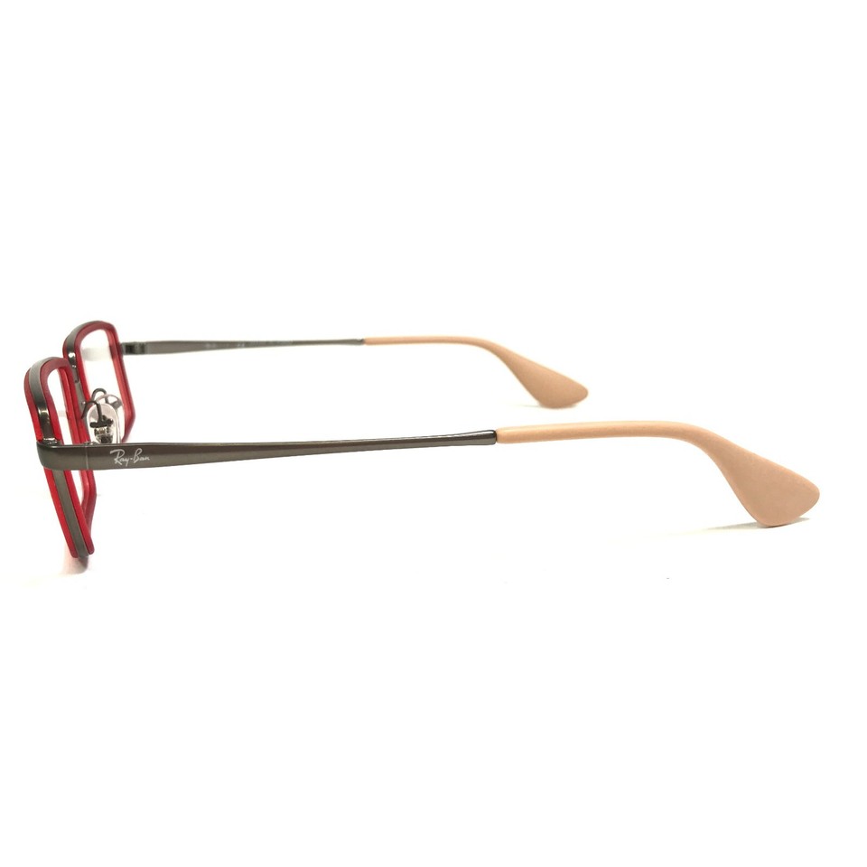 Ray-Ban Eyeglasses Frames RB6337 2856 Red Gray Rectangular Full Rim 51 ...