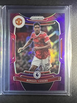 2021-22 Prizm Premier League Raphael Varane Purple Prizm /99 | eBay