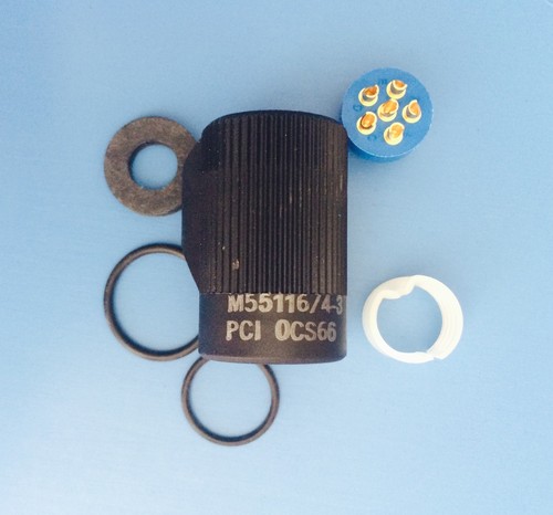 M55116/4-3 COOPER INTERCONNECT PCI 6 Pin Connector QPL MOD Audio M55116 ...