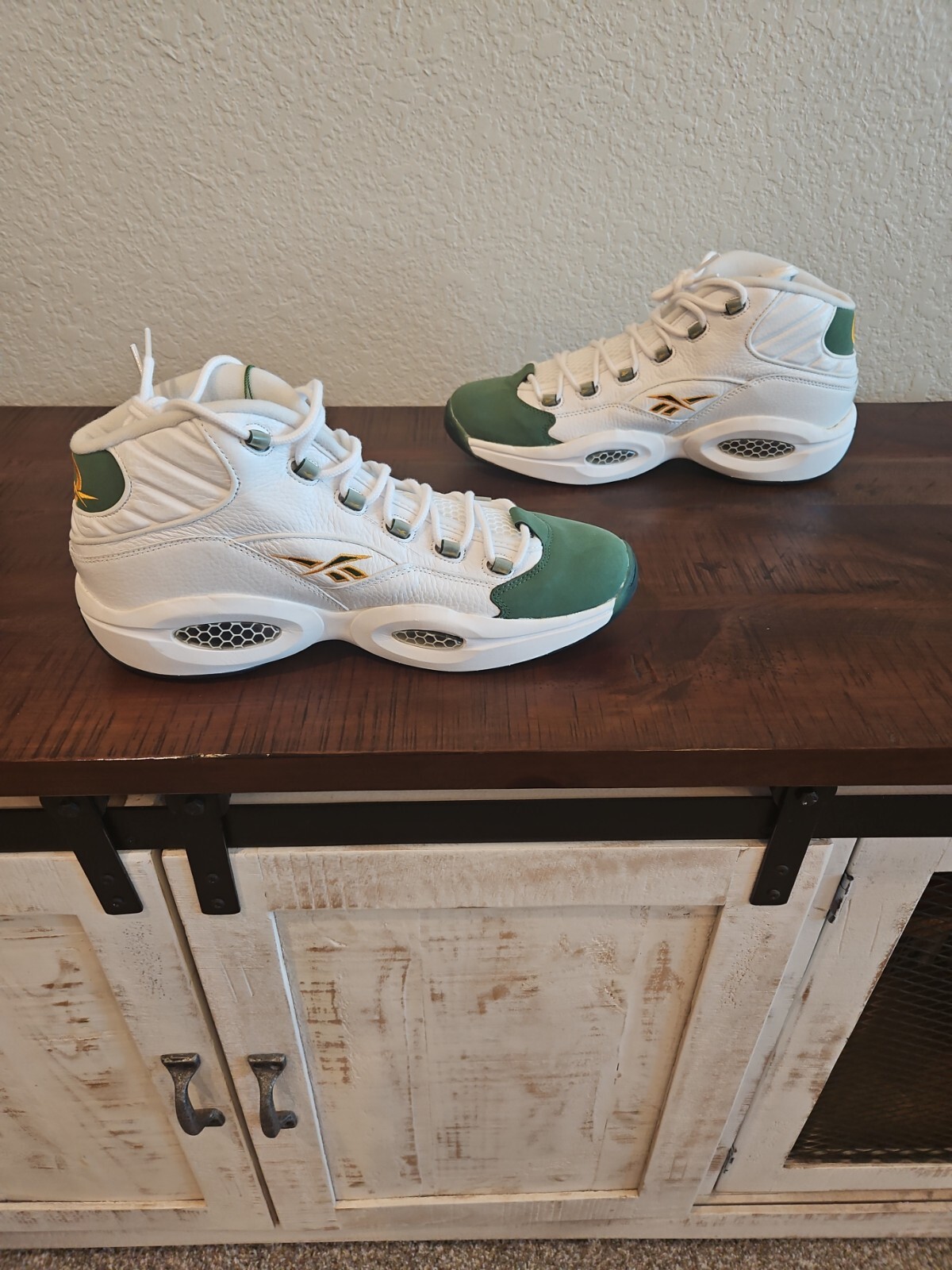 Size 14 - Reebok Question Mid x Packer Shoes For Player Use Only ...
