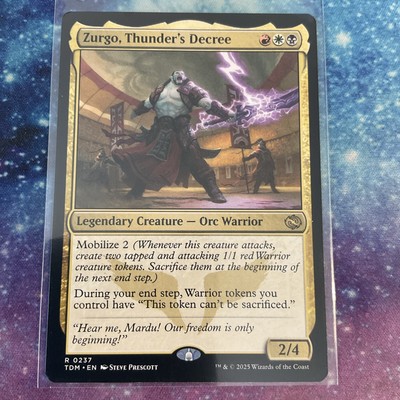 Zurgo, Thunder's Decree (REGULAR) x1 - MTG Tarkir: Dragonstorm TDM #237 ...