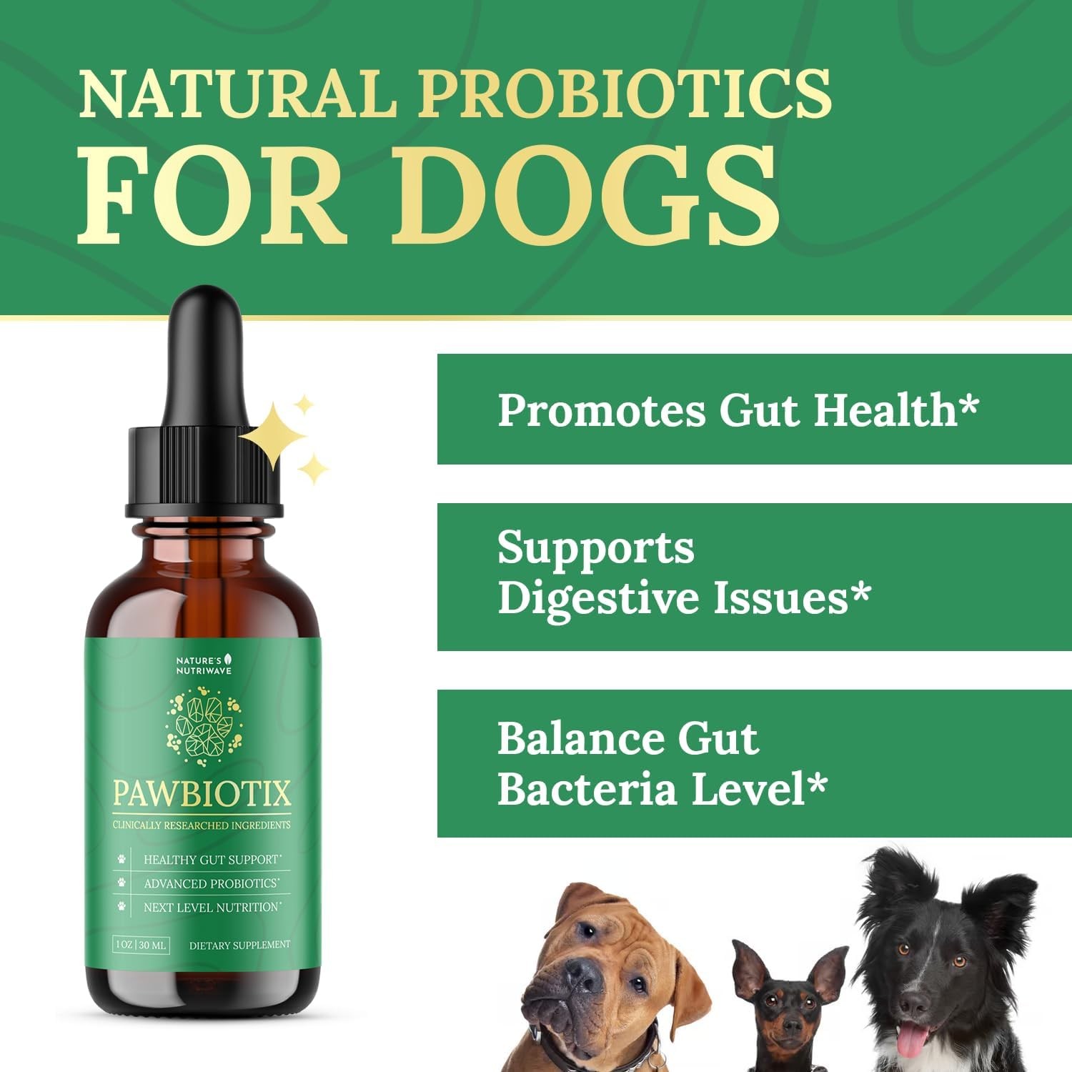 Pawbiotix Liquid probiotics for Dogs Dog probiotics for Digestive ...