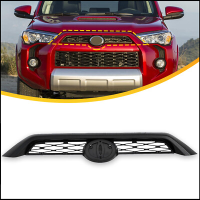 Front Bumper Upper Grille For 2014-2020 2019 Toyota 4Runner Mesh Grill ...