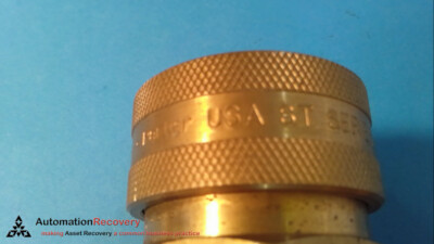 PARKER BST-8 SERIES ST COUPLER BODY, 1-11-1/2, 1IN. BODY, BRASS,, NEW ...