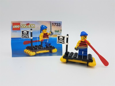 Lego System 1733 Shipwrecked Pirate Piraten Floß 100% Vollständig ...