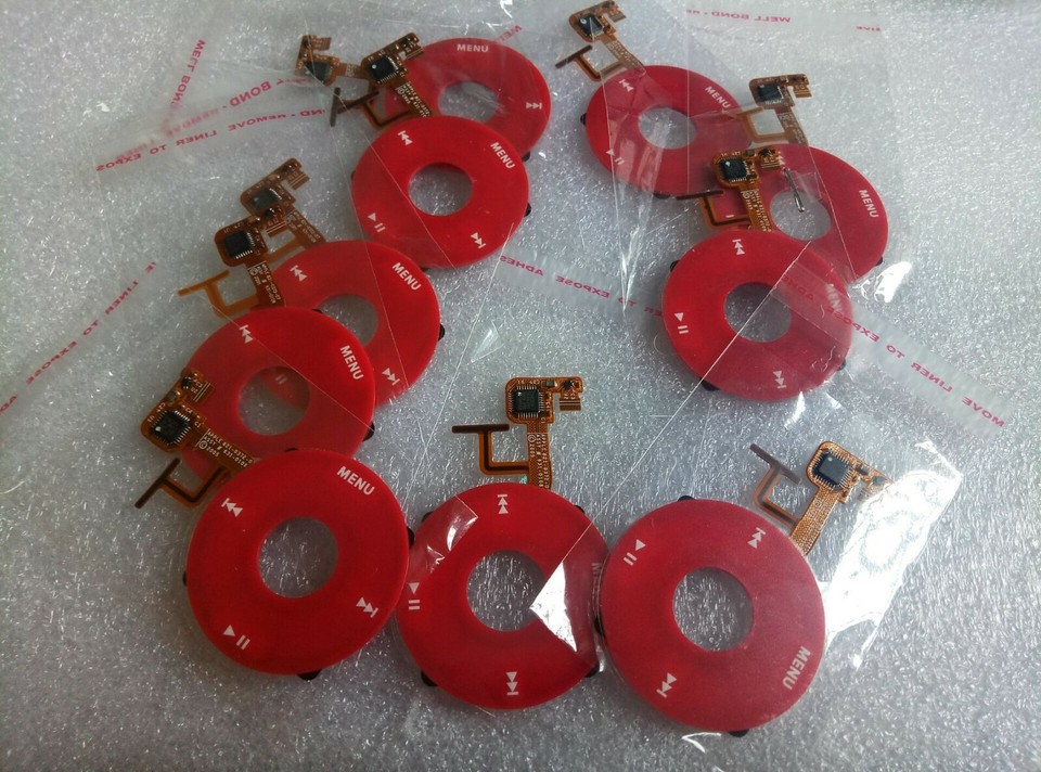10X Red Click Wheel Flex fr iPod Classic Video 5th gen 60gb 80gb Bono ...