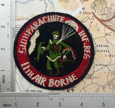 Patch , 511th Parachute Infantry Regt 11th Airborne Combat Medic patch ...