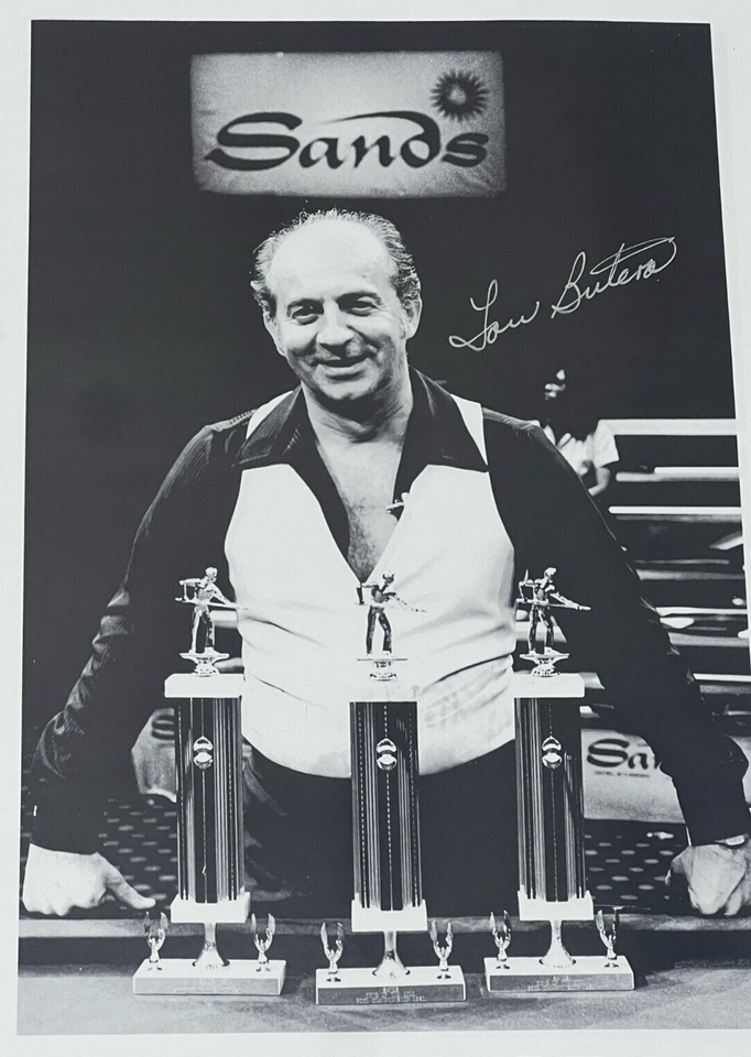 LOU BUTERA Exhibition Billiard / Pool Poster - Vintage - Brunswick ...