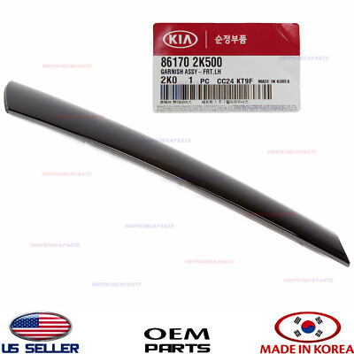 Genuine Exterior Molding Windshield Pillar Driver Side Left OEM KIA ...