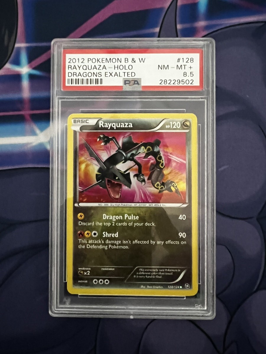 Shiny Rayquaza Card Dragons Exalted