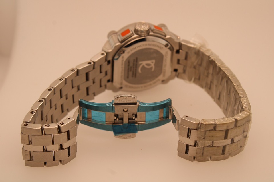 Renato Vulcan Model G15.211 Brown Dial Stainless Case and Band Diamonds ...