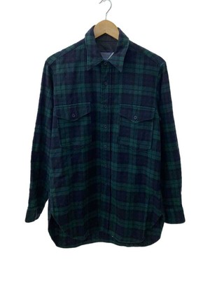 PENDLETON 70s USA PENDLETON Board Shirt Long Sleeve Shirt M Wool Green Check | eBay