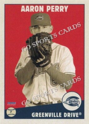 2023 Greenville Drive Aaron Perry RC Rookie Boston Red Sox | eBay