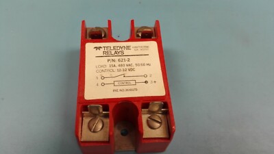 621-2 TELEDYNE RELAYS LOAD 15A,480VAC, 50/60HZ CONTROL 12-32 VDC | eBay