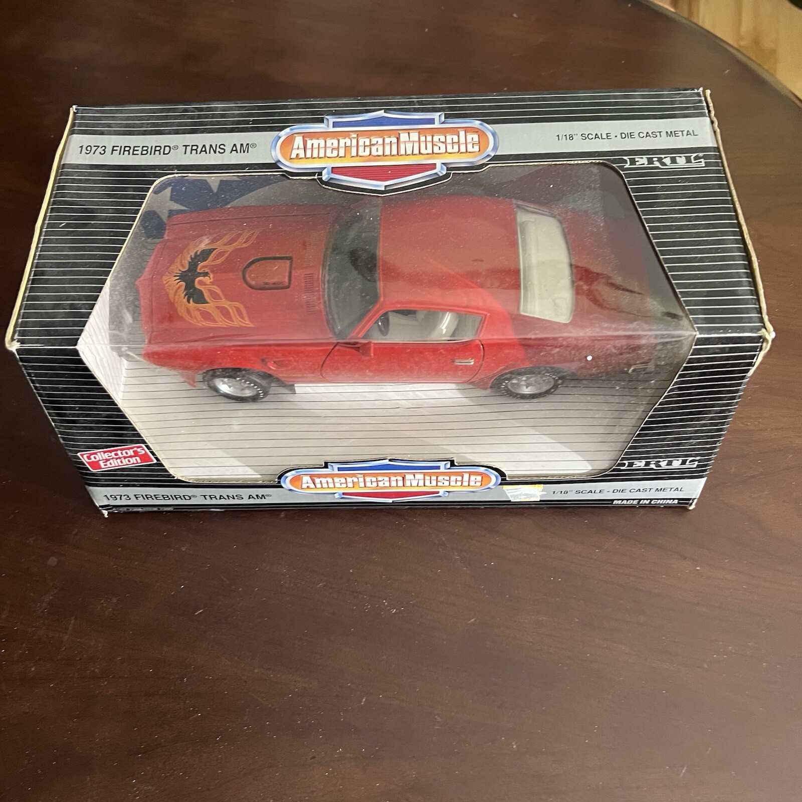 ERTL American Muscle 1973 Pontiac Firebird Trans AM 1:18 Diecast Car ...