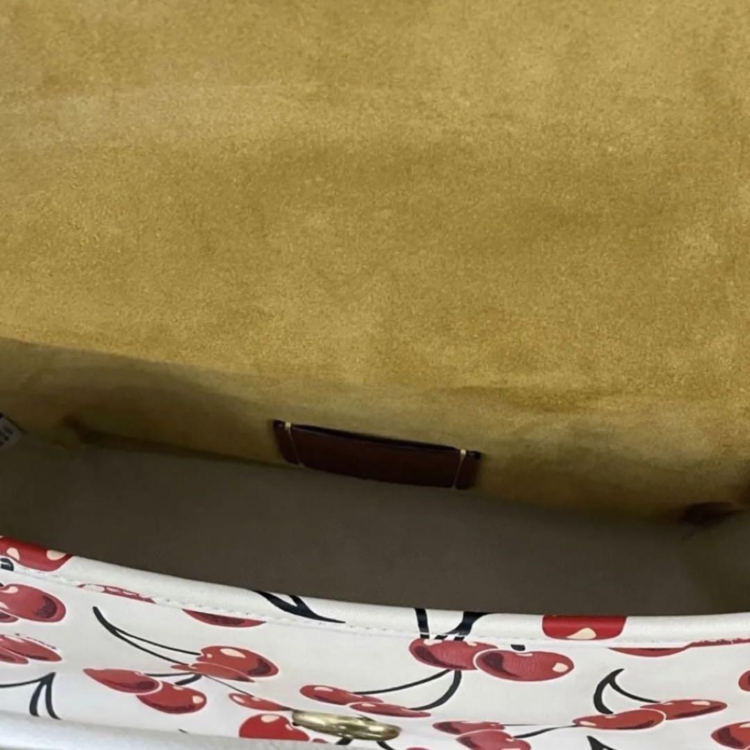 COACH Soft Tabby Shoulder Bag With Cherry Print Smooth COACH Soft Tabby Shoulder Bag With Cherry Print Smooth